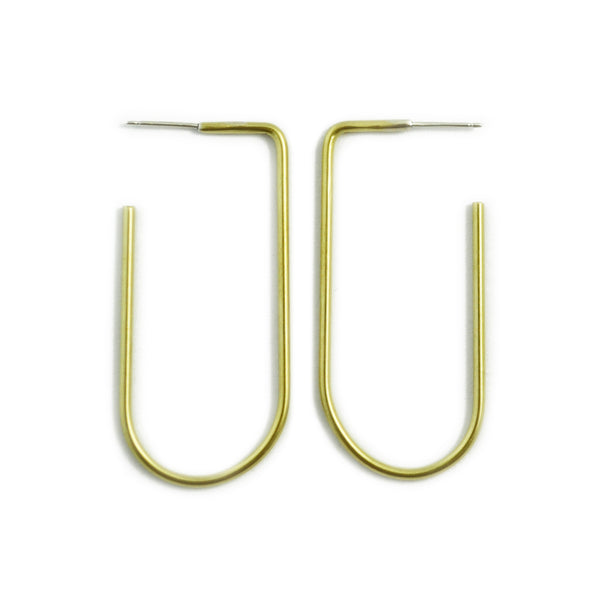 U Shape Hoops – Natalie Joy Jewelry